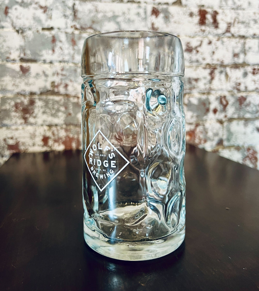 Logo Stein Glass Wolfs Ridge Brewing